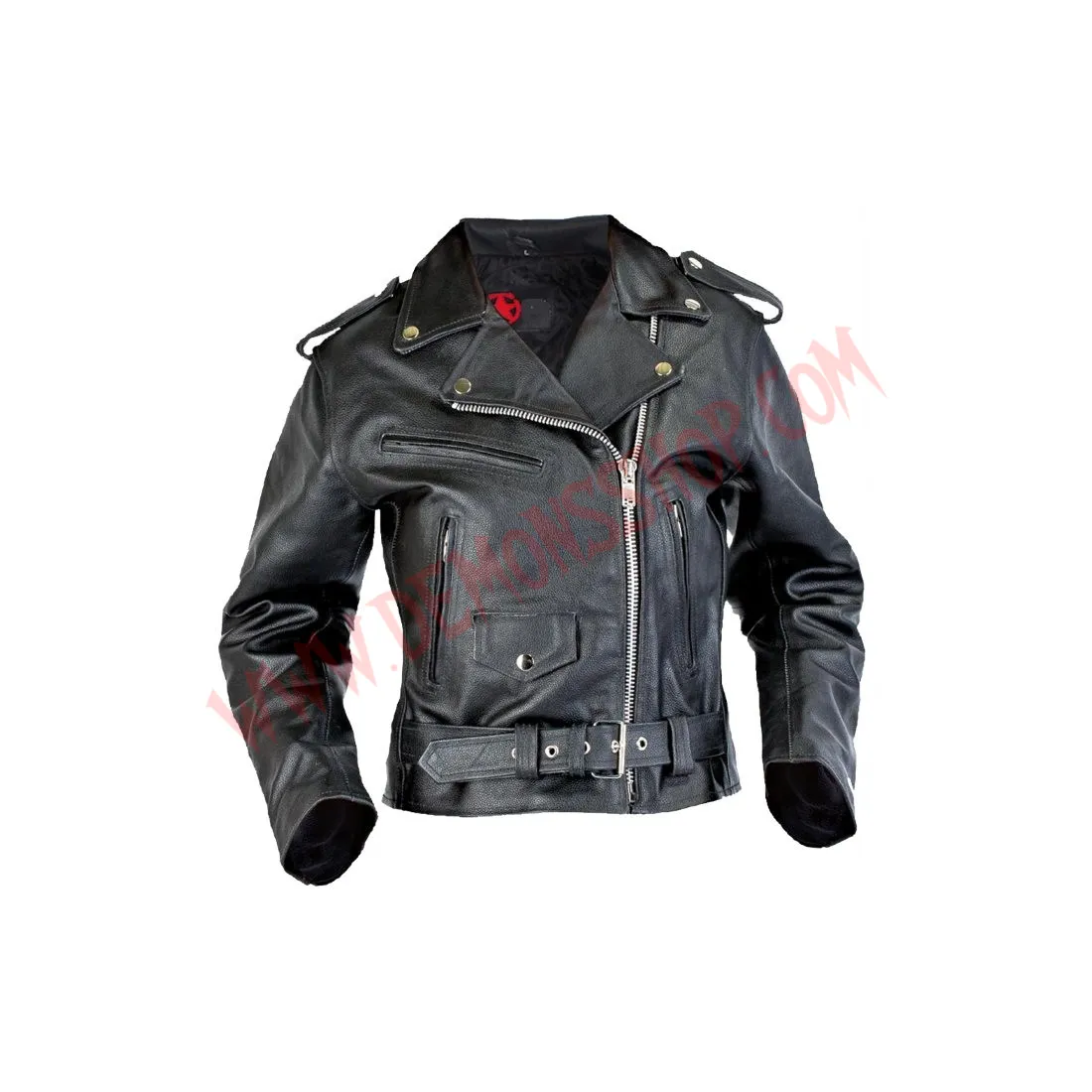 Chaqueta Mujer Clasica de Cuero