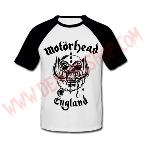 Camiseta Raglan MC Motorhead - Manga Corta - Motörhead