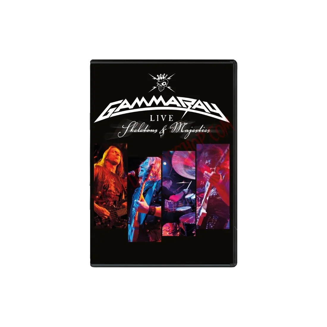 DVD Gamma Ray - Skeletons & majesties live - DVD Internacional - Gamma Ray