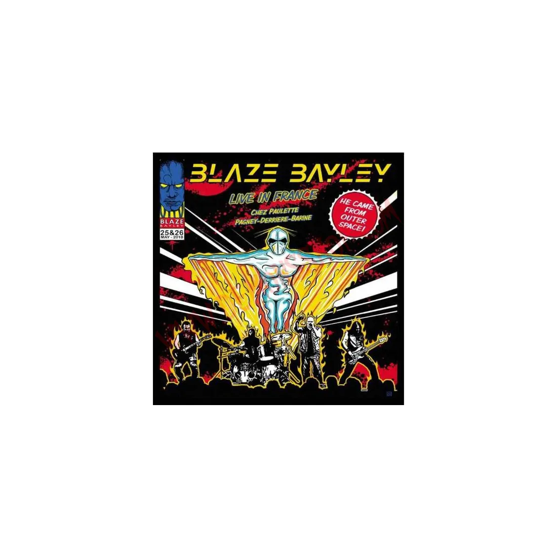 CD Blaze Bayley - Live In France - CD Heavy - Blaze