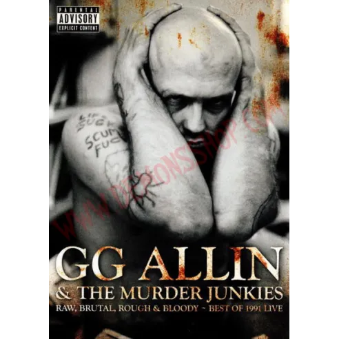DVD GG Allin & The Murder Junkies ‎– Raw, Brutal, Rough & Bloody - Best ...
