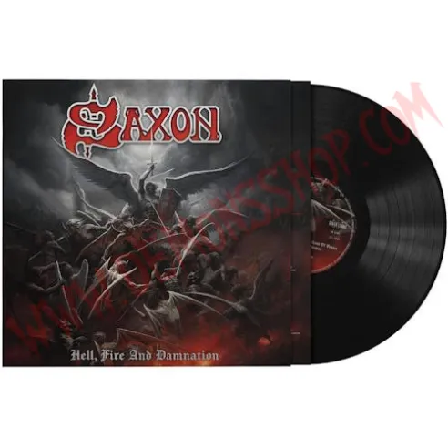 Vinilo LP Saxon ‎– Hell, Fire and Damnation - Vinilo Heavy - Saxon